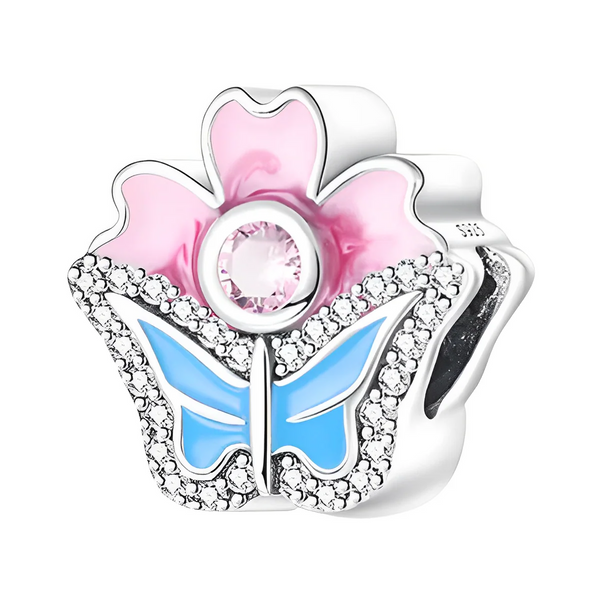 Charm Flor Rosada – Charm Studio 925